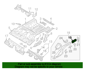 5Q0-803-511-B - Rail Extension 2015-2019 Audi | Audi OEM Parts