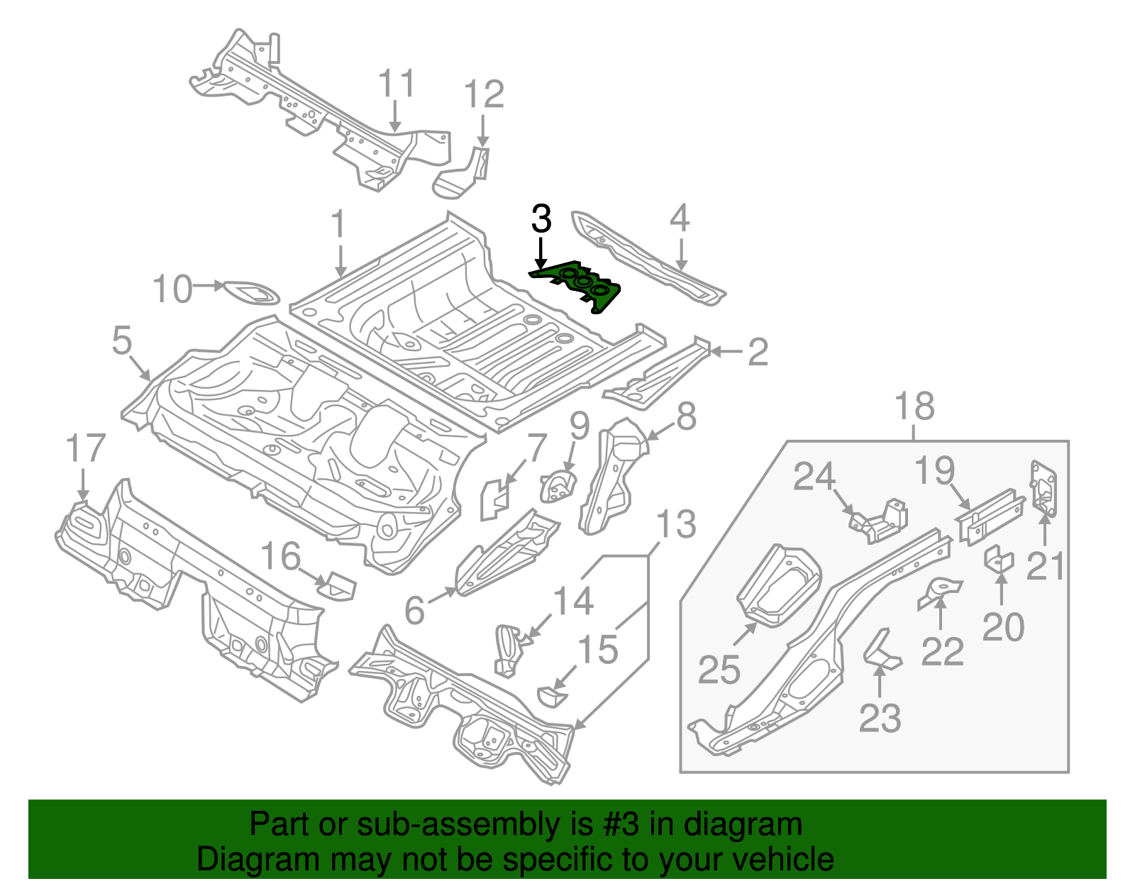 5Q0-803-274-A - Retainer 2015-2020 Audi | Audi OEM Parts