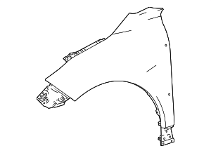 2021-2024 Toyota Venza Fender 53801-48140 | Toyota Parts Center