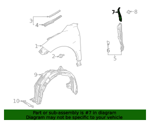 53882-48060 - Inner Seal - 2021-2024 Toyota Venza | OEM Genuine Toyota ...