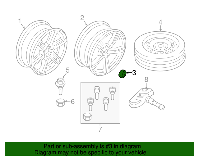 31471435 - Center Cap - 2016-2022 Volvo | My Swedish Parts