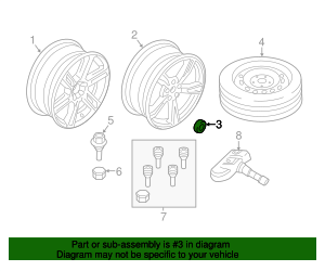 2016-2022 Volvo Center Cap 31471435 | TascaParts.com