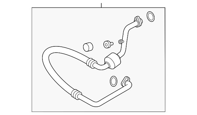 2019-2021 Genesis G70 Hose Suction 97763-G9050 | QuirkParts