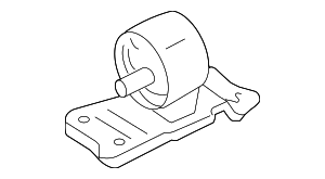 2003-2006 Mitsubishi Outlander Trans Mount MR961709 | Mitsubishi Parts ...