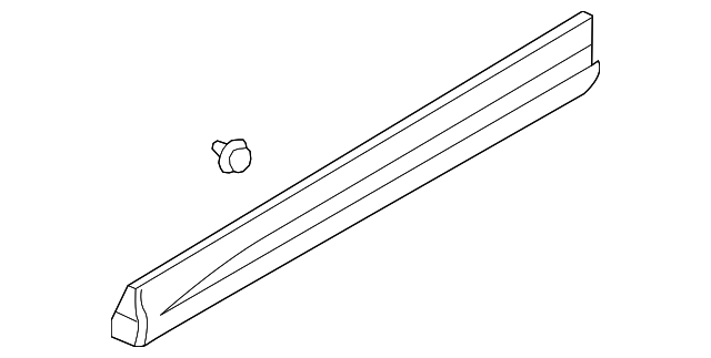 2022-2023 Mitsubishi Outlander Lower Molding 5727A555 | Mitsubishi ...