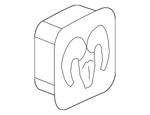 2005-2022 Mopar Trailer Hitch Plug 82208455AB | Mopar Estores
