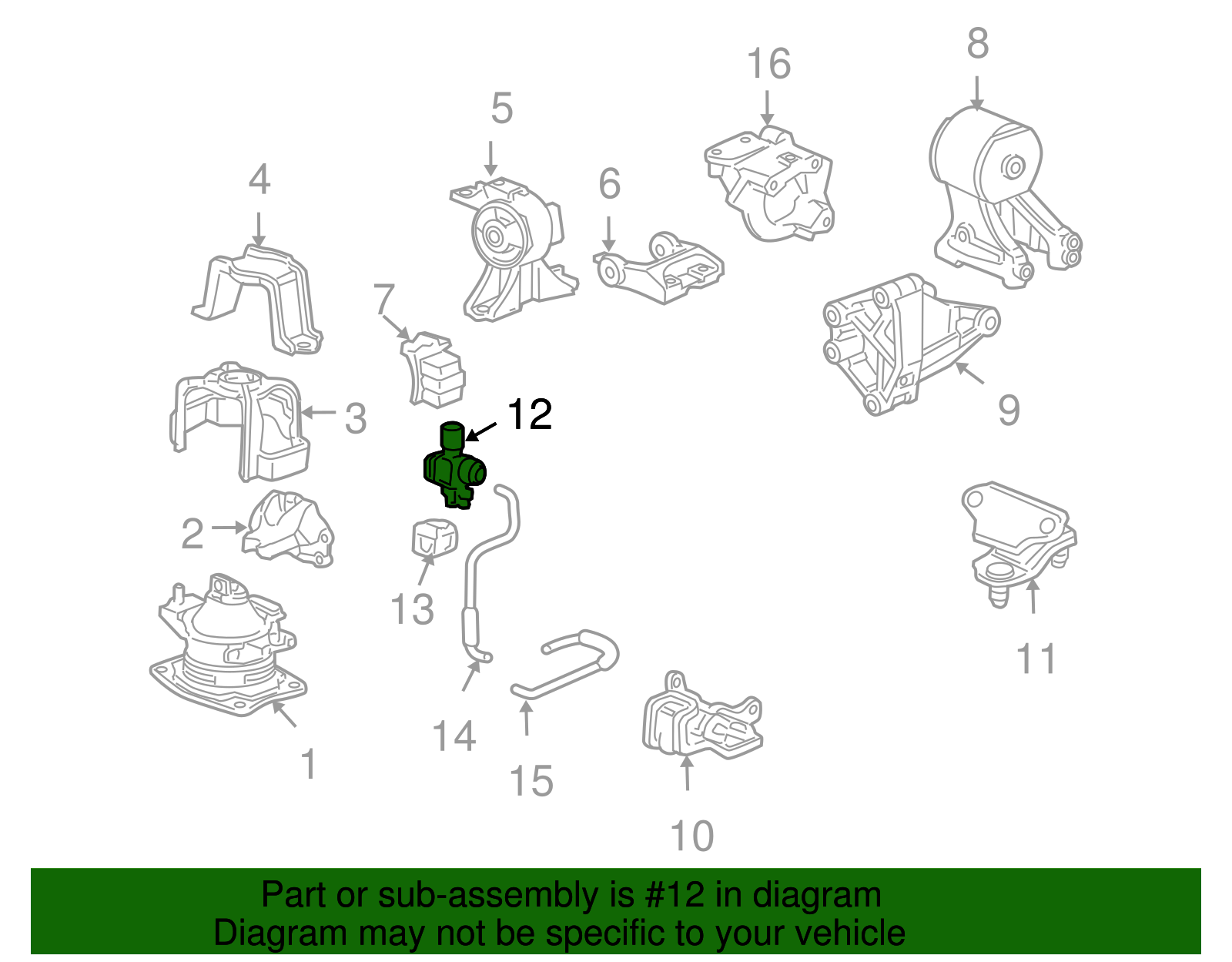 50913-SHJ-A01 - 2007-2010 Honda Odyssey - Valve Assembly Electronic ...