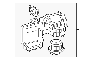 87130-07071 - Blower Assembly - 2005-2012 Toyota | Nucar Toyota Parts