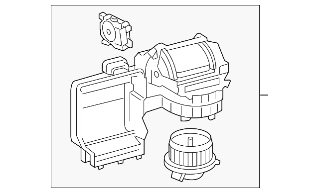 2005-2012 Toyota Blower Assembly 87130-07071 | Toyota Parts Center