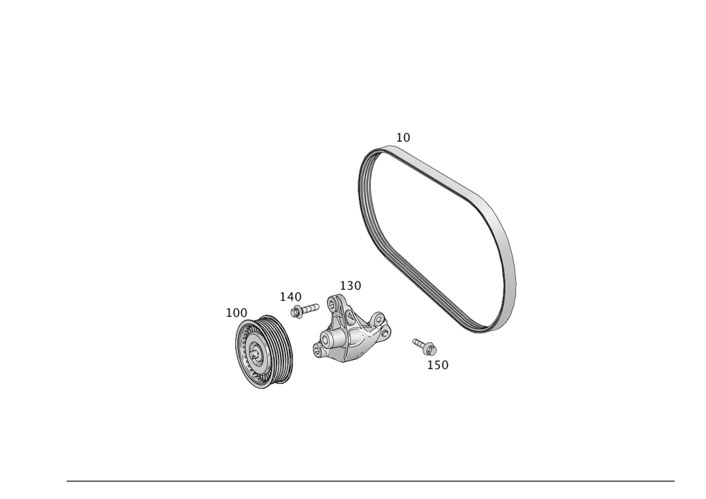 Serpentine Belt - 2010-2022 Mercedes-Benz (003-993-00-96) | Get ...