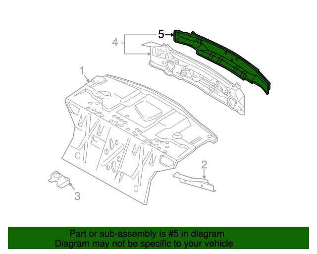 41007176635 - 2002-2008 BMW Outer Panel (41-00-7-176-635) | BMW of ...