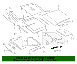 213-781-03-00 - Guide Rail 2018 Mercedes-Benz E 63 AMG® | Mercedes-Benz ...