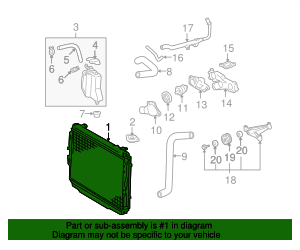 16400-0F020 - Radiator Assembly - 2000-2004 Toyota Tundra | OEM Genuine ...