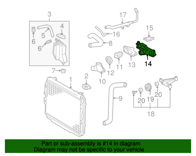 16355-50080 - By-Pass Valve 1998-2006 Toyota | Longo Toyota Parts