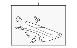 2005-2010 GM Molding 15827875 | GMPartsDirect.com