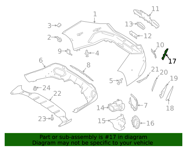 2020-2021 Mercedes-Benz Bumper Grille 118-885-01-02 | MB OEM Parts