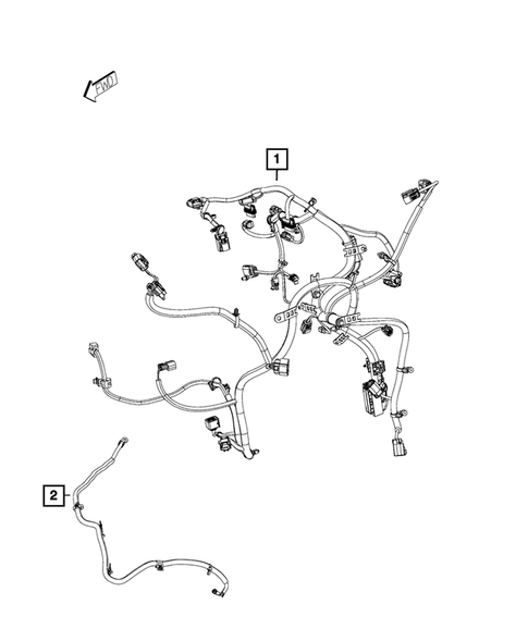 Wiring-Powertrain for 2013 Ram 2500 | Bam Wholesale Parts