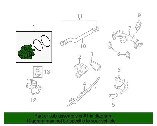 2007-2019 Infiniti Water Pump B1010-JK20A | Infiniti of San Jose