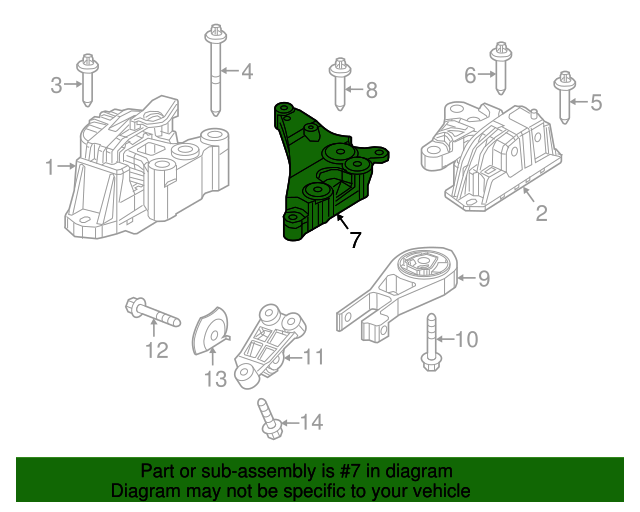 Bracket 68599764AA | TascaParts.com