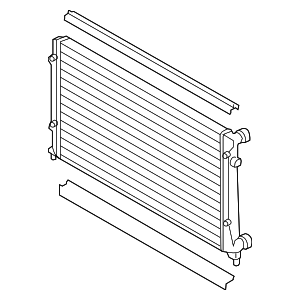 2008-2012 Volkswagen Radiator 1K0-198-251-CS | OEM VW Parts Haus