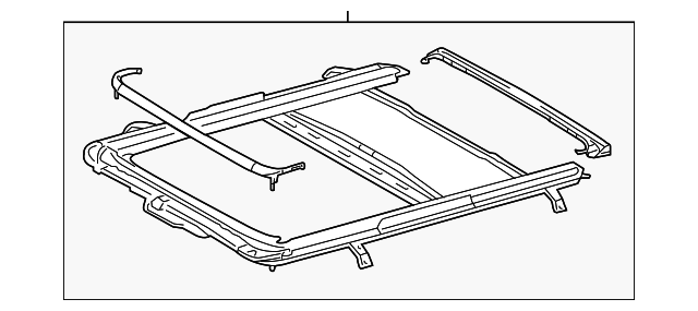 63203-0E120 - Sunroof Frame 2016-2022 Lexus | Longo Lexus Parts