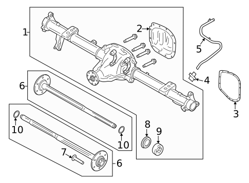 Rear Axle for 2023 Ford F-150 | Platinum Ford Parts