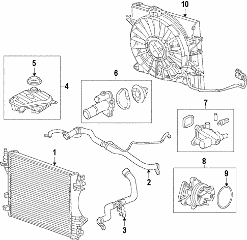 Cooling System for 2013 Jaguar XF | JaguarParts.com
