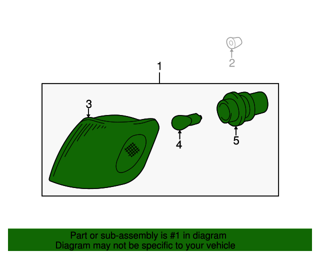 1998-2000 Toyota Sienna Turn Signal Light Assembly 81520-08010 ...