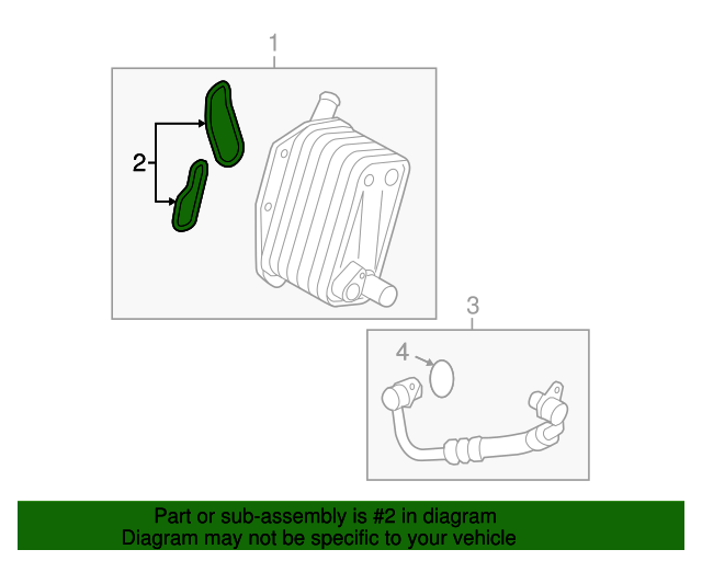2007-2016 Volvo Engine Oil Cooler Gasket Set 30751324 | TascaParts.com
