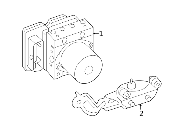 58910-L3800 - ABS Control Unit 2021-2024 Kia K5 | Kia.Parts Store