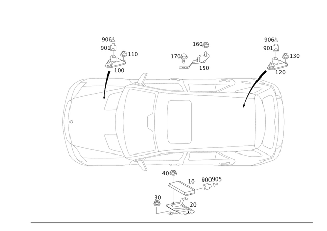 2003-2012 Mercedes-Benz Cu, Air Suspension 251-545-42-32 | MB OEM Parts