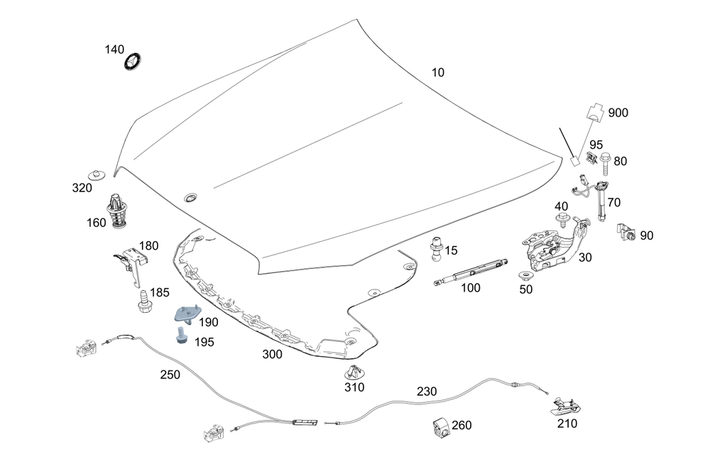 1995-2026 Mercedes-Benz Company Sign 0008173305 | MB OEM Parts