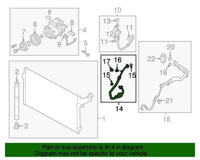2017-2019 Genesis G90 Hose Suction 97763-D2000 | OEM Parts Online