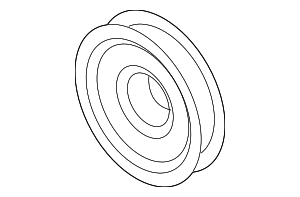 2014-2019 Hyundai A/C Compressor Clutch Pulley 97643-B1105 | QuirkParts