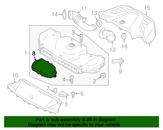13717638566 - 2014-2019 BMW Filter Element (13-71-7-638-566) | BMW of ...
