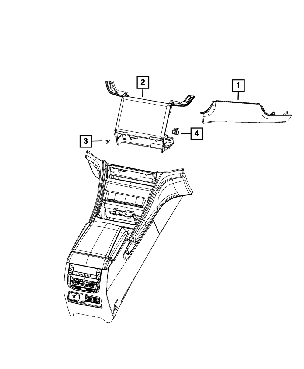 2025 Jeep Grand Cherokee Display Center Stack 68630652AE | My Mopar Parts