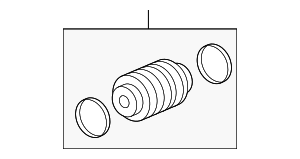 HC3Z-4421-C - Drive Shaft Center Support Boot 2017-2024 Ford | Big 3 ...