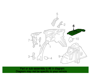2017-2019 Buick LaCrosse Upper Extension 26683687 | GMPartsDirect.com