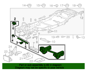 2015-2020 GM Front Half Repair Frame 22907410 GM | GMPartsDirect.com