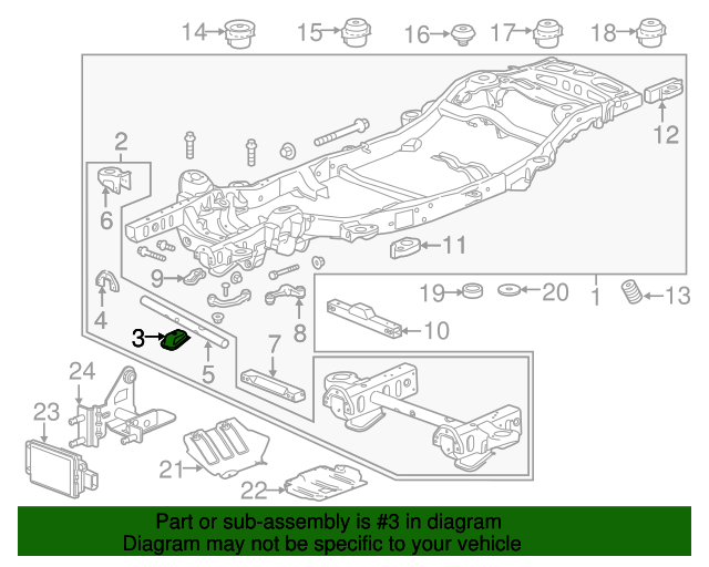 2014-2020 GM Bracket 23212859 GM | GMPartsDirect.com