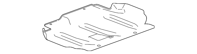 2015-2020 GM Rear Under Body Shield 23135959 | GMPartsDirect.com