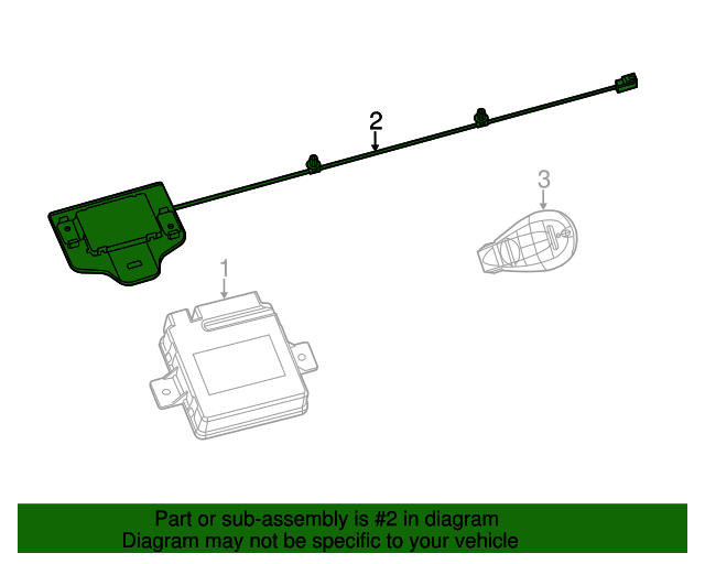 2013-2019 Ram Antenna 68144668AB | TascaParts.com