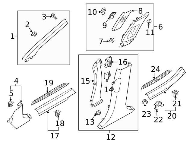 85888-D2100-OWN - Trim Rear Step Plate Right-hand - 2020-2022 Genesis ...
