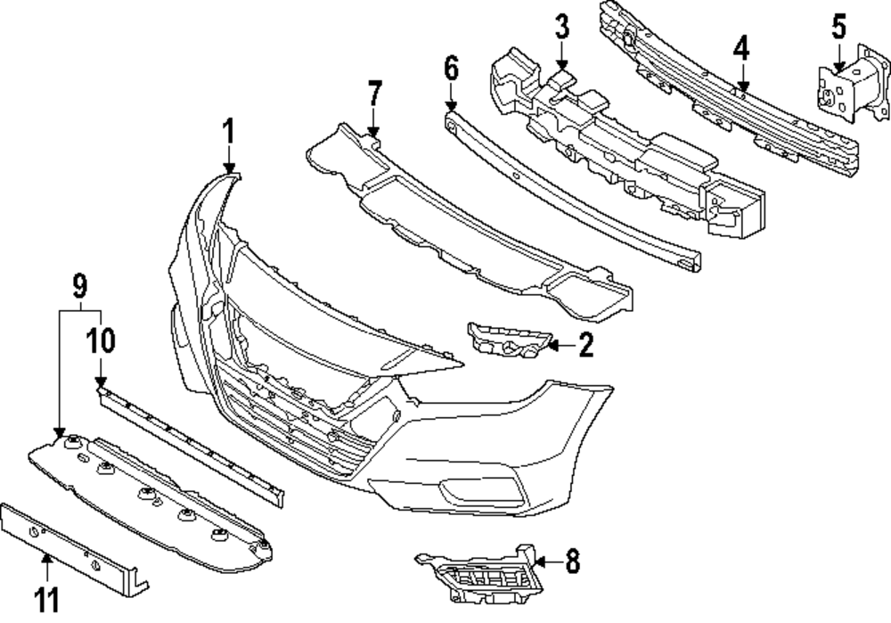 2023-2025 Nissan Versa Fog Light Trim 62257-6EM0B | Boro Nissan Parts