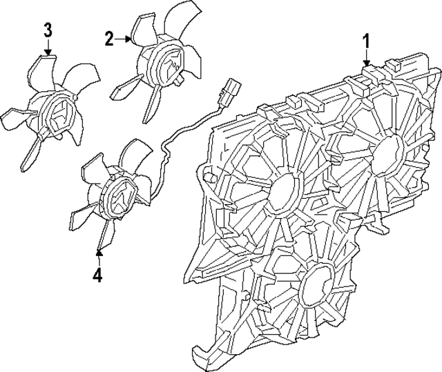 2023-2024 GM Fan Shroud 84888878 | TascaParts.com