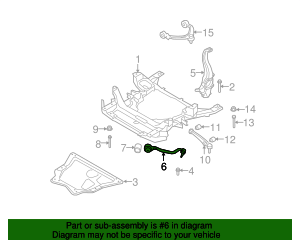 31-12-6-791-395 - Suspension Control Arm 2010-2014 BMW ...