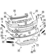 Front Bumper and Fascia for 2010 Dodge Journey | Mopar eStore