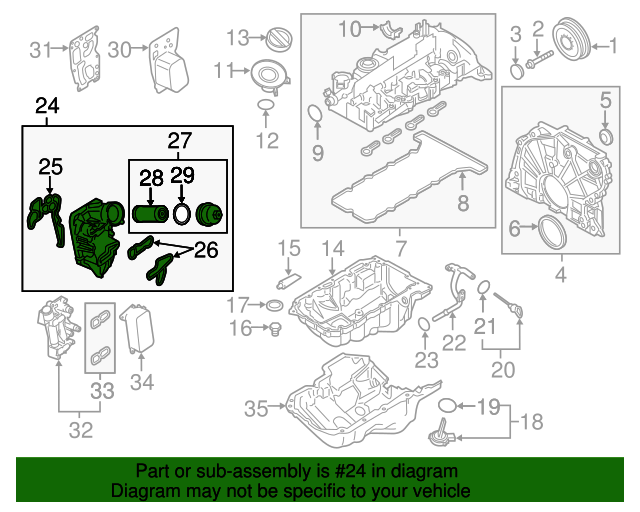 Genuine BMW 11 42 8 507 697 Oil Filter Housing FREE Shipping On