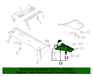2019-2024 Audi Rear Shield 4K0-825-216-H | Audi USA Parts