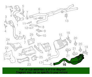 205-490-04-35 - Muffler 2017-2018 Mercedes-Benz | Mercedes-Benz USA Parts